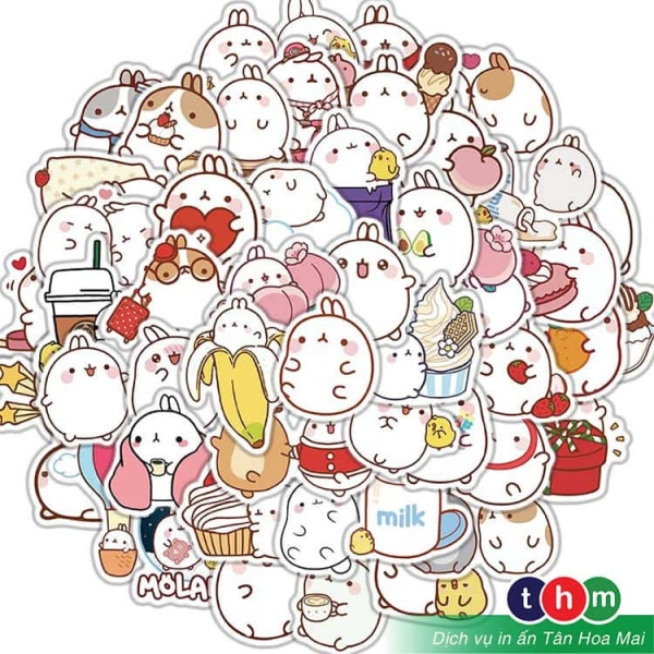 Những mẫu sticker đẹp, dễ thương, in giá rẻ từ 50đ